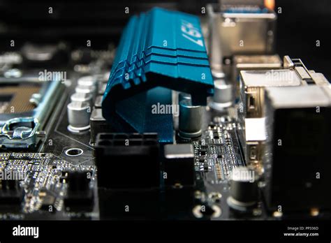 Motherboard Electronics Showing Cpu And Transistor Motherboard City