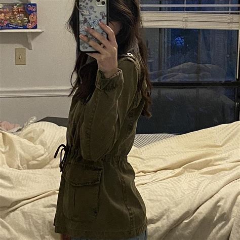 Levis Green Utility Jacket Tagged Size Xs One Depop