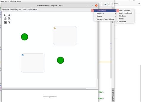 click view bpmn activiti diagram often causes the view window to flash