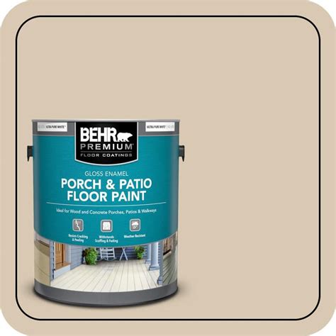 Behr Premium 1 Gal Ms 41 Sandstone Beige Gloss Enamel Interior