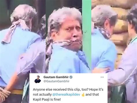 Kapil Dev KIDNAPPED? Gautam Gambhir shares concerning video only to ...