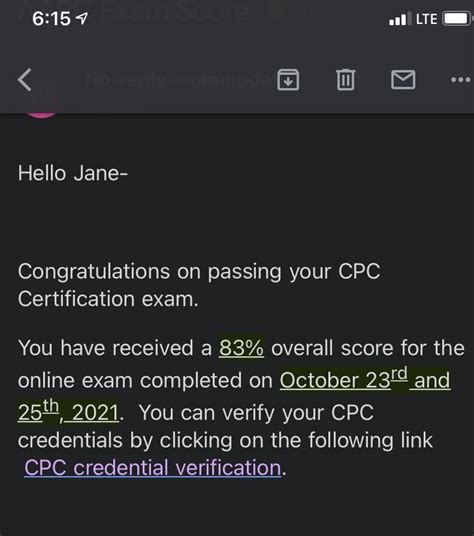So Excited To Share That I Passed My Cpc Exam Thank You To All Those Who Have Helped Me To Get