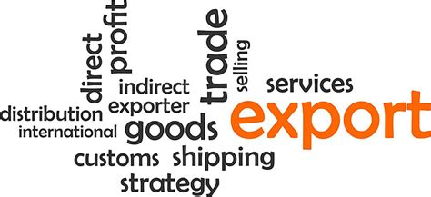 Import And Export Directional Signs Goods Export Street Vector Goods