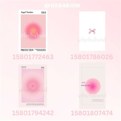 Bloxburg Pink Coquette Poster Decals Hobbyidéer Roblox Drømmehuse