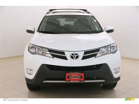 2013 Super White Toyota Rav4 Xle Awd 113847397 Photo 2