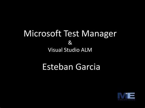 Opass Microsoft Test Manager Ppt