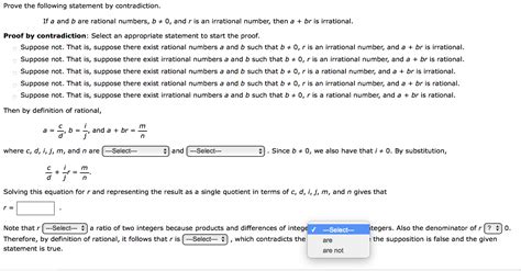 Solved Prove The Following Statement By Contradiction If A Chegg
