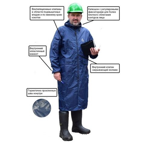 Плащ влагозащитный Тайфун - Тайфун