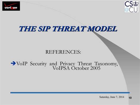 PPT Columbia Verizon Research Security VoIP Denial Of Service PowerPoint Presentation ID