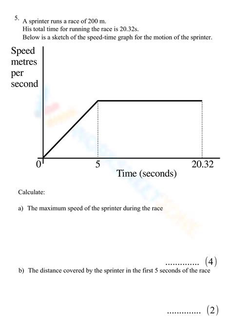 Velocity Time Graphs 1 Worksheet