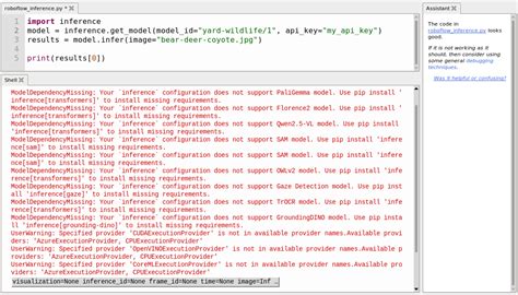 roboflow inference api problem community help roboflow