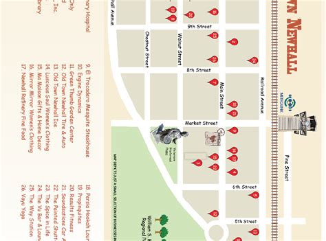 Old Town Newhall Map Santa Clarita Magazine