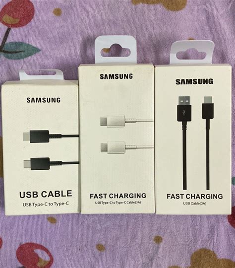ORIGINAL SAMSUNG CABLE TYPE C TO TYPE C Mobile Phones Gadgets Mobile Gadget Accessories