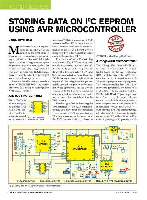 Pdf Storing Data On I2c Eeprom Using Avr Microcontroller