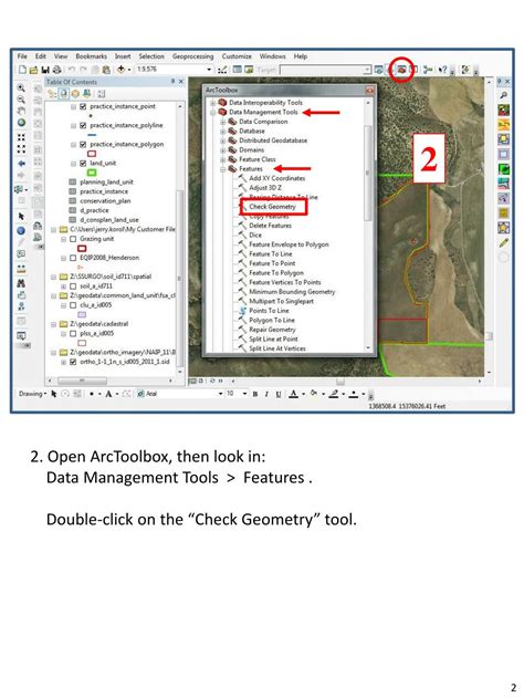 Ppt Check And Repair Geometry Tools In Arcmap 100 Powerpoint