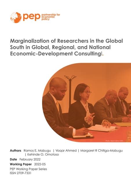 Marginalization Of Researchers In The Global South In Economic