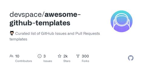 GitHub Devspace Awesome Github Templates Octocat Curated List Of GitHub Issues And Pull