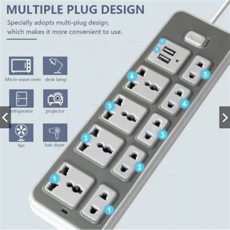 Multifunction Socket High Power Multi Switch Socket Lazada Ph
