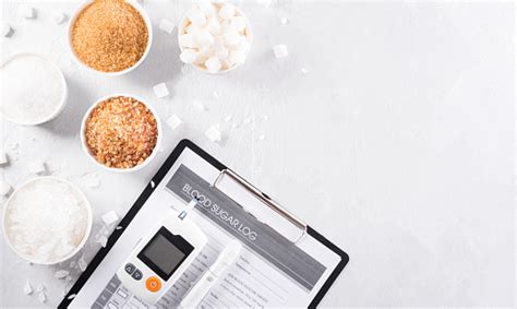 세계 당뇨병의 날 인식 개념 당뇨병 측정 세트와 설탕의 다른 종류 혈액에 당뇨병 제어의 상징 11 월 14 당뇨병에 대한 스톡