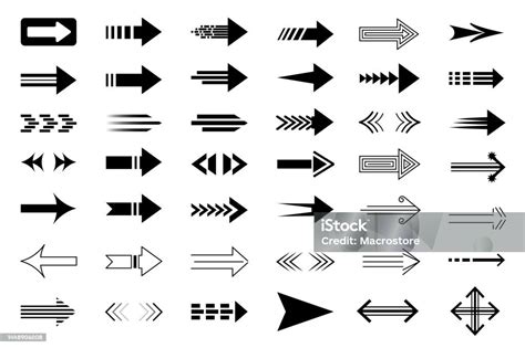화살표는 평면 디자인으로 설정된 그래픽 요소를 격리합니다 다양한 검은 선 커서와 방향 포인터 응용 프로그램 인터페이스를위한 탐색 화살촉 버튼 번들 벡터 그림입니다 0명에