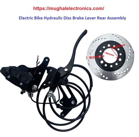 Electric Bike Hydraulic Disc Brake Assembly Strong Braking Rear Brake