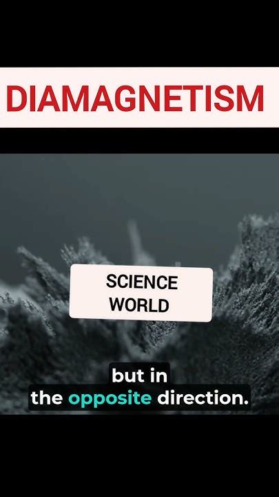 Diamagnetism Cause And Properties Of Diamagnetism Explained Magnetic Property Of A Material