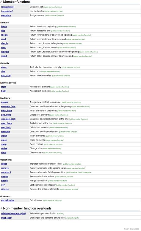 C List Linux C Const Class Std List Cbegin Csdn