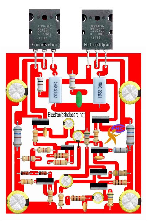 2 Transistor Amplifier Circuit Electronics Help Care