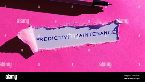 Conceptual Display Predictive Maintenance Concept Meaning Predict When