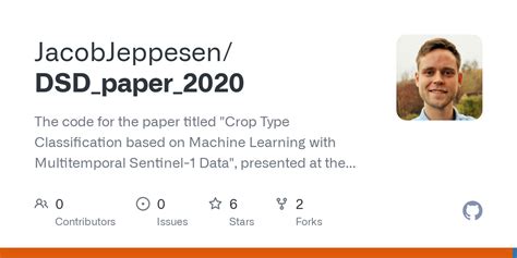Github Jacobjeppesendsdpaper2020 The Code For The Paper Titled
