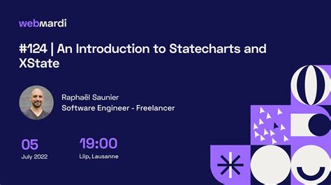 124 an introduction to statecharts and xstate raphaël saunier youtube