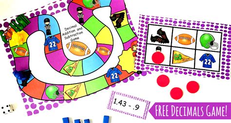 FREE Adding Subtracting Decimals Game For Grades