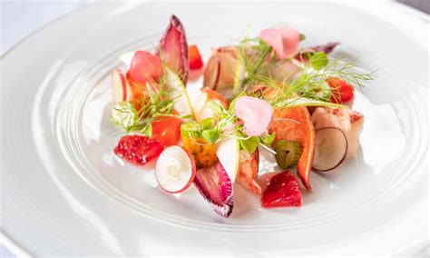 Autumn Lobster Salad With With Curried Butternut Squash Endive Shaved