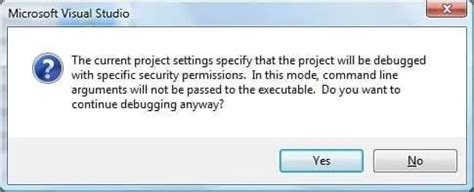 In This Mode Command Line Arguments Will Not Be Passed To The Executable Rick Van Den Bosch NET