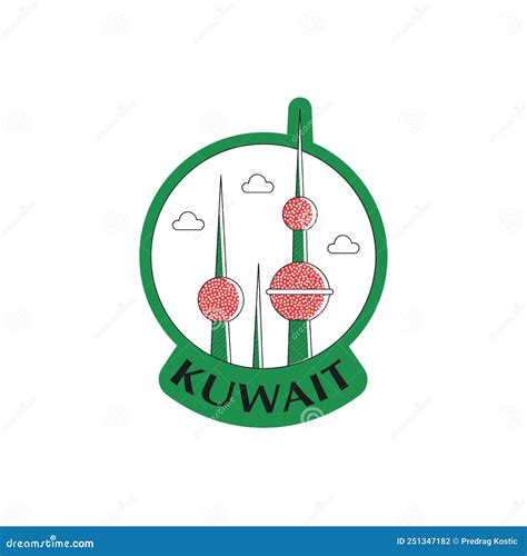 Kuwait Logo Cartoon Vector 260422297