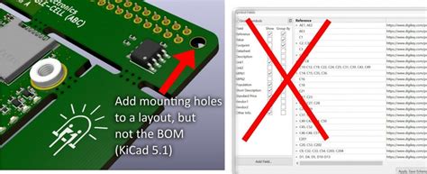 Add Mounting Holes To A Layout But Not The Bom Kicad 51