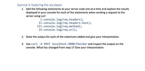 Solved Exercise 2 Basic Nodejs Server This Exercise Will