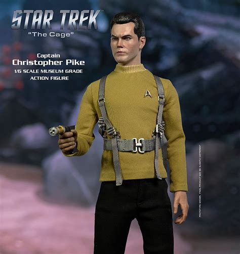 Captain Christopher Pike Sixth Scale Figure By Exo 6 Sideshow