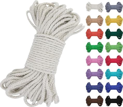 Jeogyong 5mm Jute Twine String 66 Feet Natural Thick Garden Twine For Crafts Twine