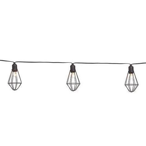Darice 30048535 Cage Lantern Lights 10 Lights Black Wire 11 Feet