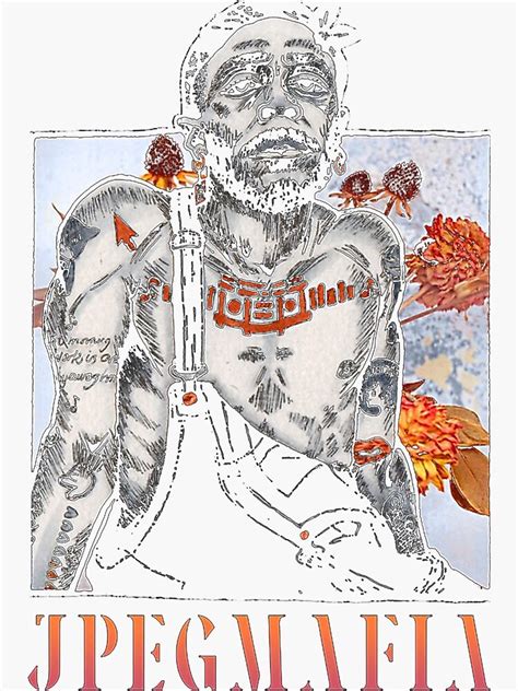 Jpegmafia Sticker For Sale By Ofeliaskolski Redbubble