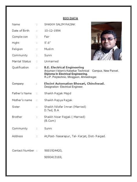 salim bio data 1 pdf