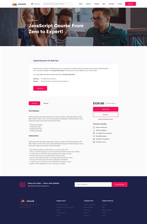 Infix Lms Learning Management System By Codethemes Codecanyon