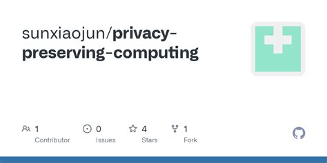 github sunxiaojun privacy preserving computing