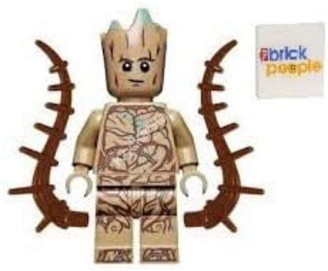 Lego Superheroes Groot Minifigure With Extended Arms