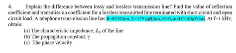 Solved 4 Explain The Difference Between Lossy And Lossless