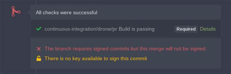 Cant Merge Pull Requests When Commit Signing Is Required · Issue