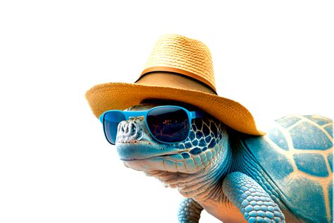 Turtle In Sunglasses Ai Generated 32545577 Png