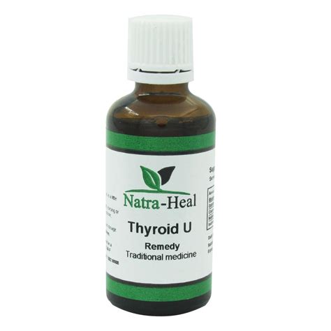 Thyroid U Formula Tincture Natra Heal Wellness