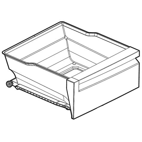 Ajp73374607 Lg Vegetable Tray Assembly Home Depot Repair Parts